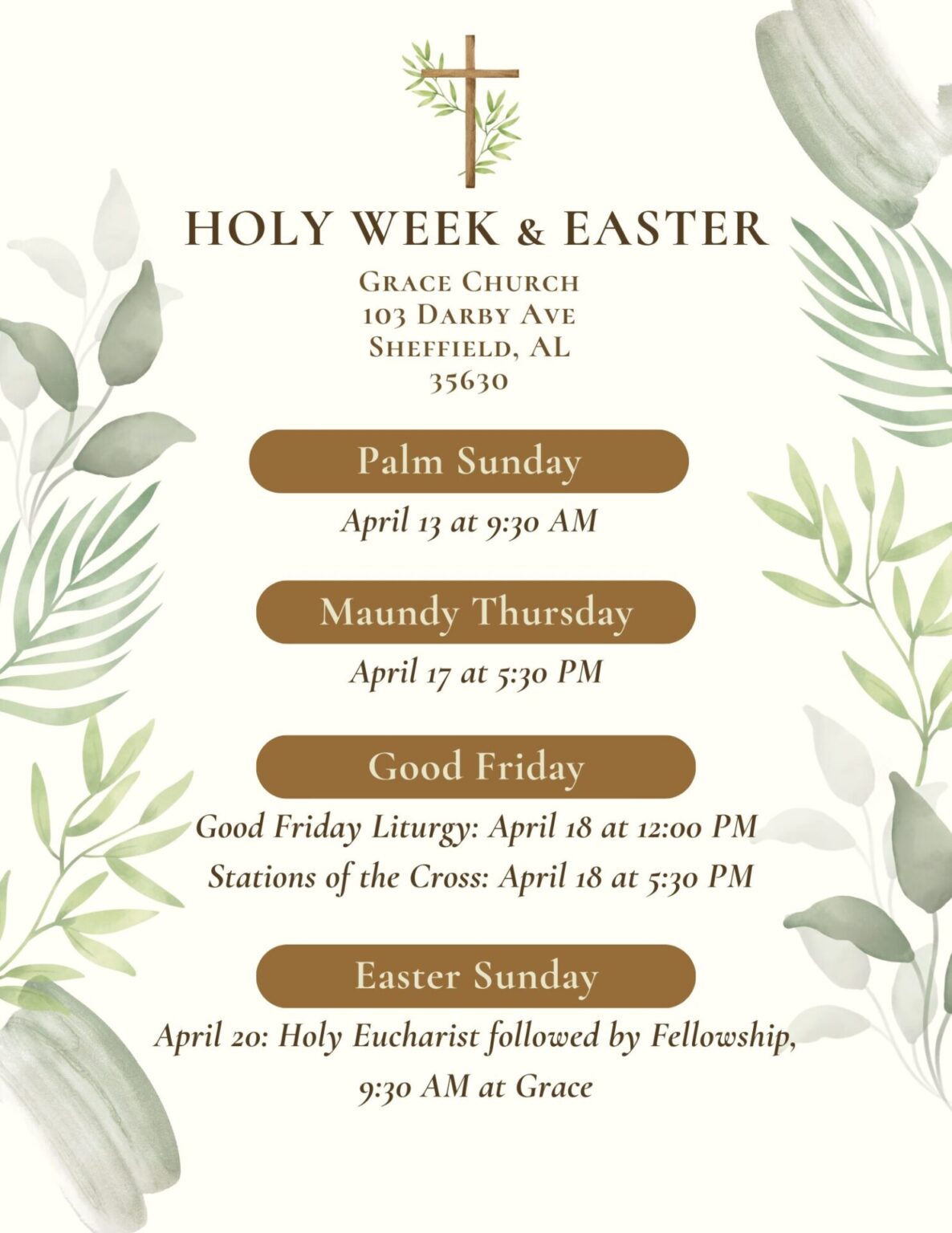 Holy Week & Easter: Services and Events Across the Diocese - The ...